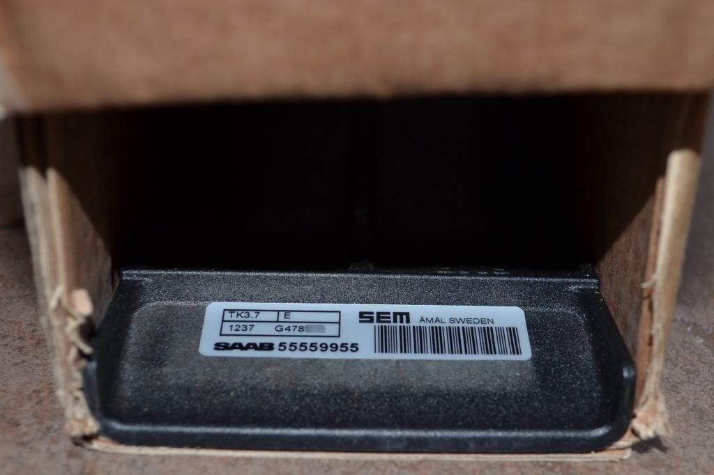 New Genuine Saab Direct Ignition Cassette (Black) Part#55559955 TK3.7D | SaabCentral Forums