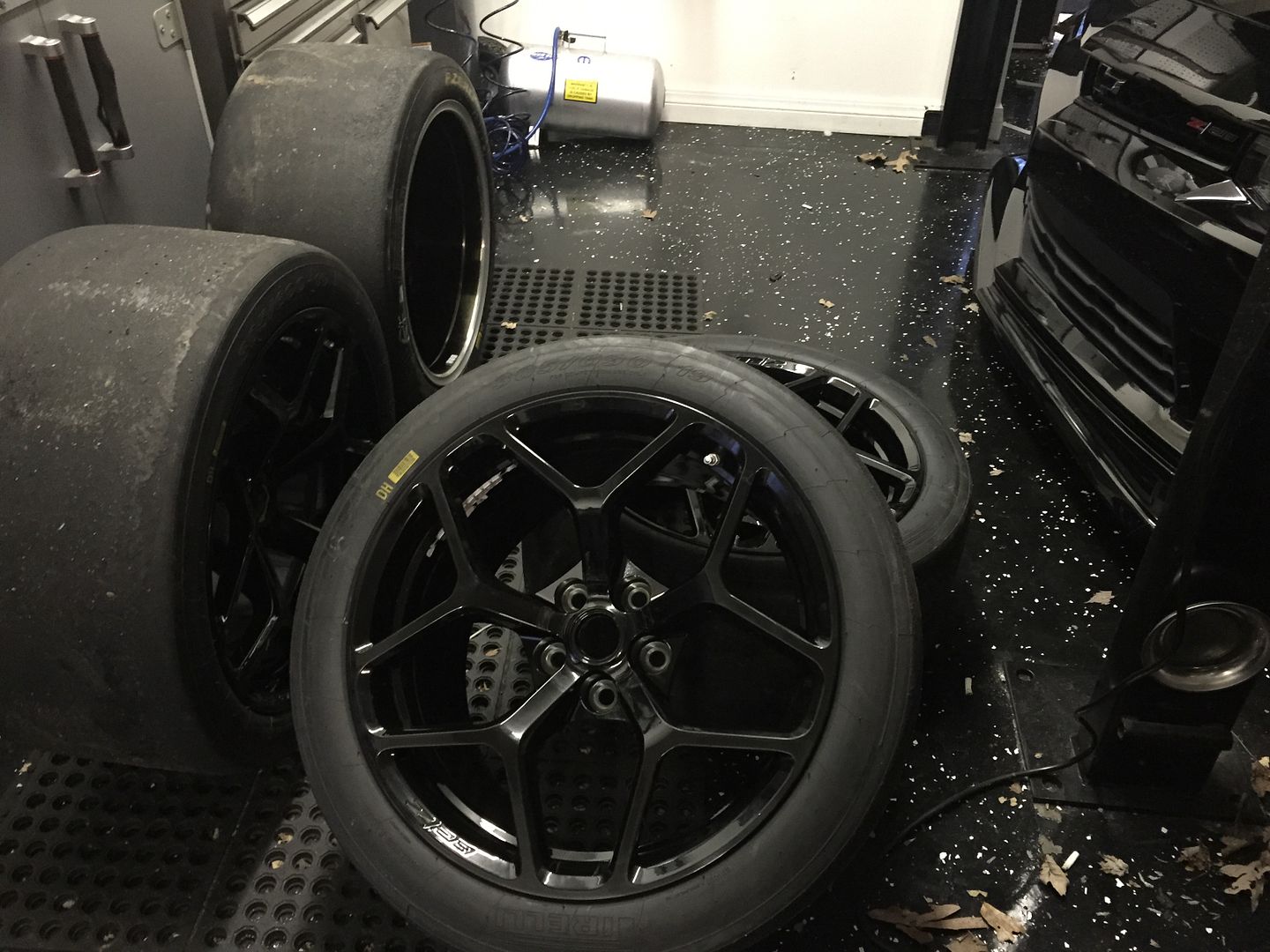 Real 2014 Z/28 Wheels with Pirelli Racing Slicks Never Used - Camaro5 ...
