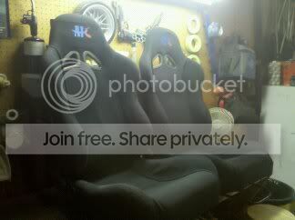 Pair of black APC race look seats | VW Vortex - Volkswagen Forum