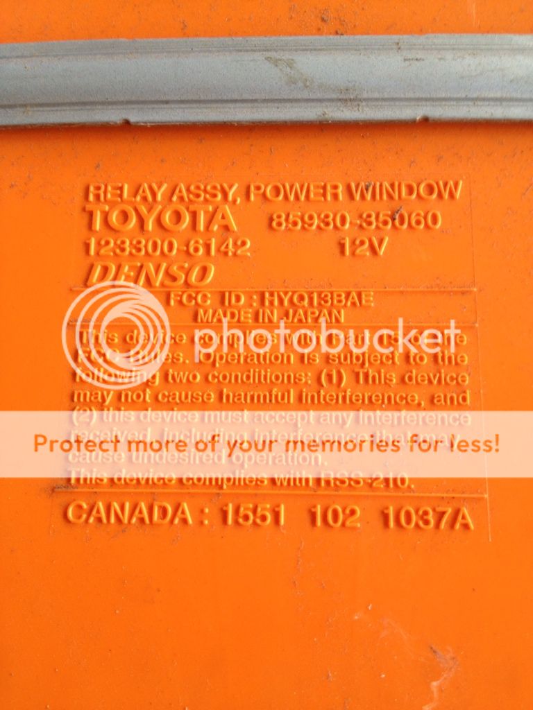 99 rear window relay - Toyota 4Runner Forum - Largest 4Runner Forum